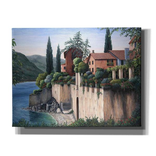 パネルアート Epic Graffiti 'Hotel Victoria at Varenna' by Barbara Felisky, Giclee キャンバスウォール- show original title