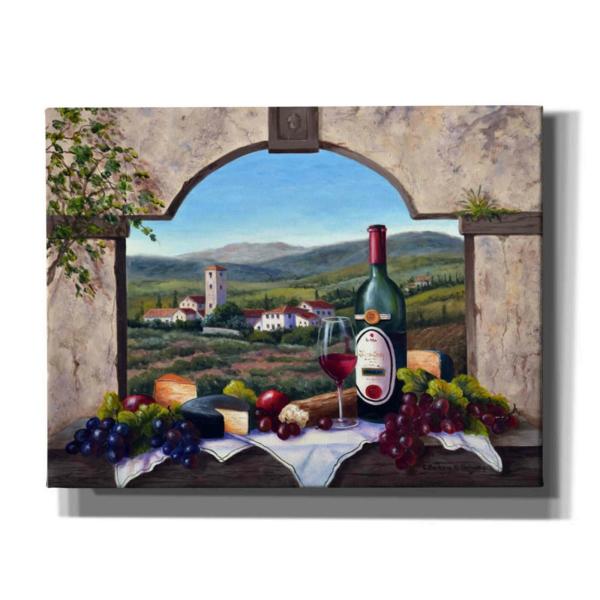 パネルアート Epic Graffiti 'A Tuscany Vista' by Barbara Felisky, Giclee キャンバス ウォールアート- show original title