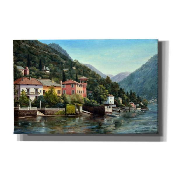 パネルアート Epic Graffiti 'The Lenno Shore' by Barbara Felisky, Giclee キャンバス ウォールアート- show original title