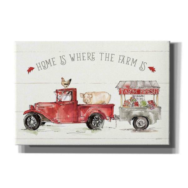 パネルアート Epic Graffiti 'Country Life I' by Anne Tavoletti, Giclee キャンバス ウォールアート- show original title