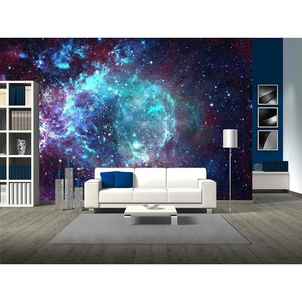 パネルアート Wall 26-Star Field in Space Nebulae and Gas Congestion Wall Mural - 66x96インチ- show original title