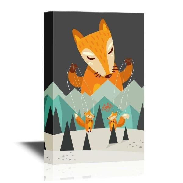 パネルアート Wall 26-Cartoon Fox Marionette Fox Lovers Gallery-CVS - 32x48 インチ- show original title
