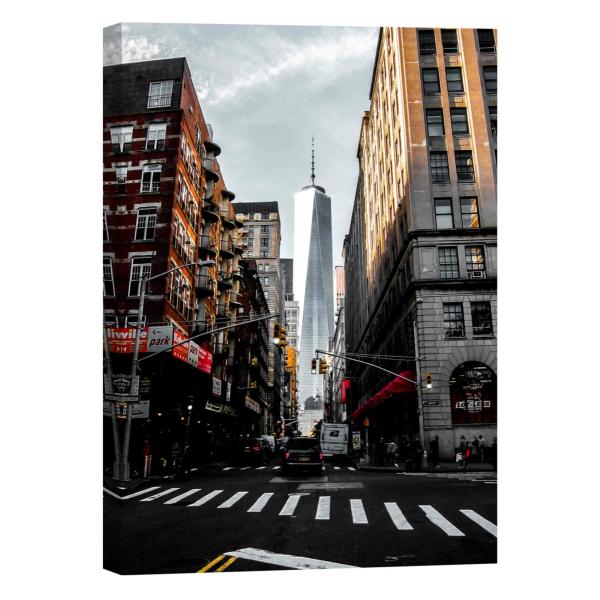 パネルアート Cortesi Home "Lower Manhattan" by Nicklas Gustafsson, Giclee キャンバス ウォールアート- show original title