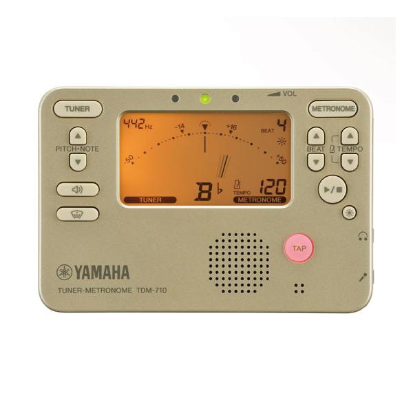 ヤマハチューナーメトロノームTDM-710は、演奏の魅力を最大限に引き出すために、音程感とテンポ感の向上をサポートするアイテム。2段階バックライト付きの大型液晶にチューナーとメトロノームを同時に表示可能。正しいピッチを確認しながらメトロノー...