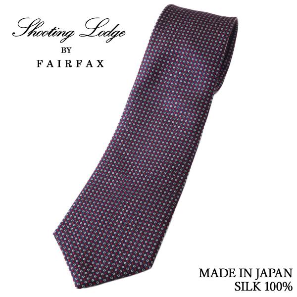 [ ブランド ] フェアファクス FAIRFAX[ 商品番号 ] jg27739[ ベースカラー ] ネイビー×レッド×オフホワイト[ 素材 ] シルク100%[ 当店通常価格 ] 9,350円（税込）[ 生産国 ] 日本 MADE IN ...