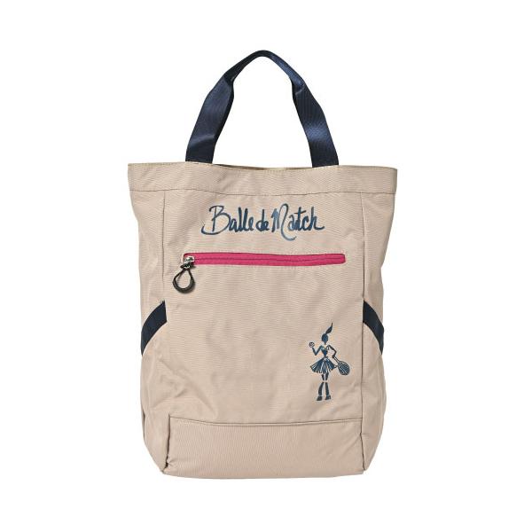 手持ちスタイルやリュックとして背負うこともできる2WAYタイプのトートバッグ。 地球環境に優しいリサイクル素材を使用、背中部分は通気性の良いメッシュ素材に。 カラー:12(ベージュ) サイズ規格:F(H41cm×W29cm×D16cm) 素...