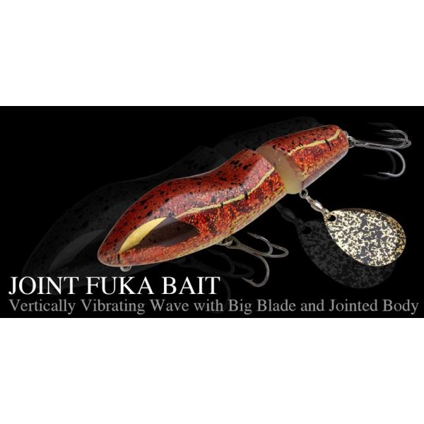 縦波動I字系トップウォーターとして新たなカテゴリーを築き上げた「フカベイト」。その基本コンセプトはそのままに、ジョイントボディによるさらに複雑な縦波動の発生と、ABSボディによる視覚効果をプラスしたのが「ジョイントフカベイト」。基本的な使い...