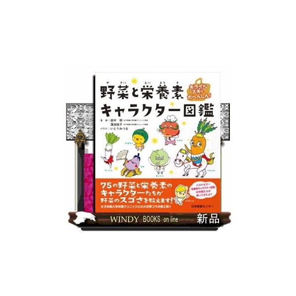 ７５の野菜と栄養素のキャラクターたちが野菜のスゴさを教えます！