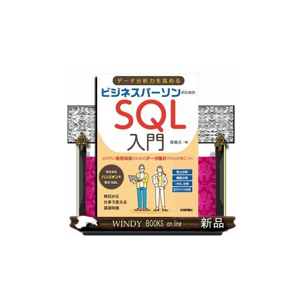 すばやい意思決定のためのデータ集計スキルが身につく。ゼロからハンズオンで学ぶＳＱＬ。明日から仕事で使える基礎知識。