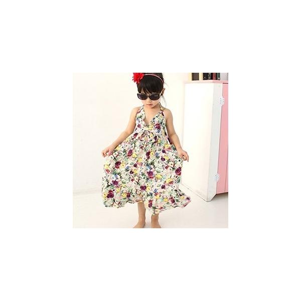 子供 ワンピース キッズ ワンピ 送料無料 子供ワンピース キッズワンピース 子供ワンピ キッズワンピ こども 子ども 女の子 花柄 90/100/110cm 海水浴 　UV　日焼け止め 温泉　プール ※カラー:花柄<br>サイ...