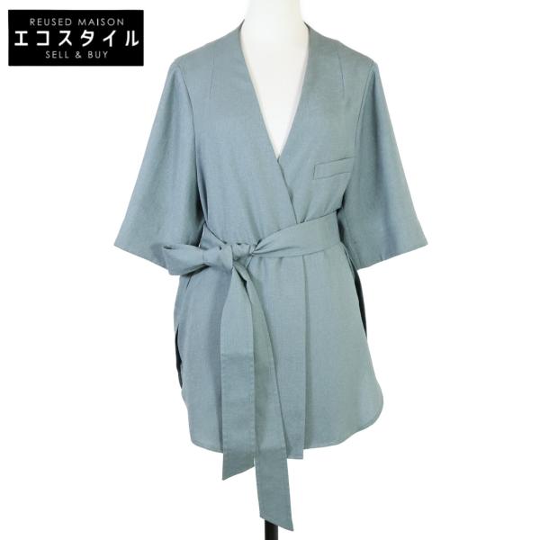 【商品情報】商品番号：2777100000147055ブランド）スタニングルアー / stunning lureタイプ）111180102200 ベルテット シャツジャケットカラー）グリーン素材）ポリエステル【サイズ】肩幅：40cm着丈：7...