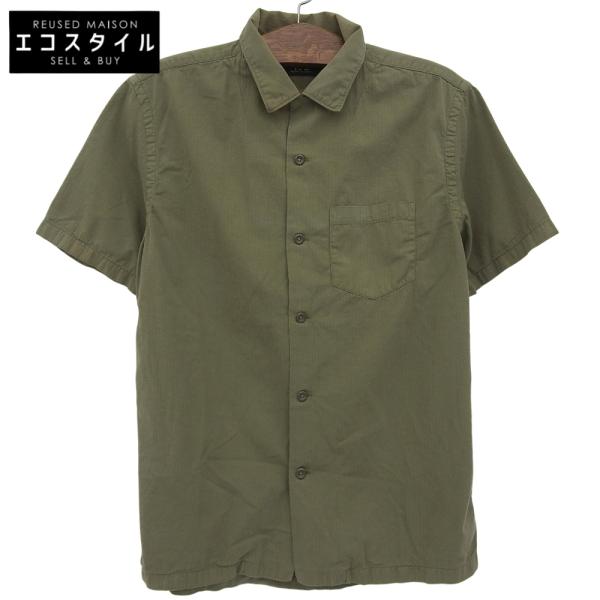 ■商品番号：2777100000160246■商品情報ブランド）ダブルアールエルタイプ）ハーフスリーブ シャツ トップス メンズ カーキ Mカラー）カーキサイズ）表記サイズ：M肩幅：46cm着丈：72cm身幅：54cm袖丈：23 (若干の誤...