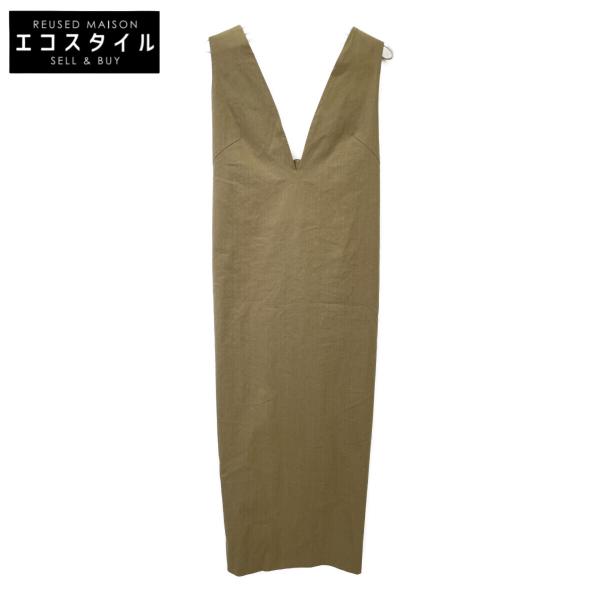 【商品情報】商品番号：2777100000166309ブランド）サクラ / SACRAタイプ）123113041 カーキ VISCOSE LINEN OPカラー）カーキシーズン）夏素材）リネン【サイズ】表記サイズ：38着丈：88.5cm身幅...