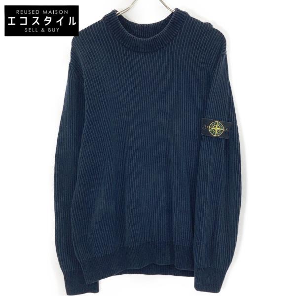 ■商品番号：2777100000173835■商品情報ブランド）ストーンアイランドタイプ）7515555A5 ネイビー コットン ロゴワッペン リブニットカラー）ネイビーサイズ）表記サイズ：M肩幅：47.5cm着丈：65cm身幅：52.5c...