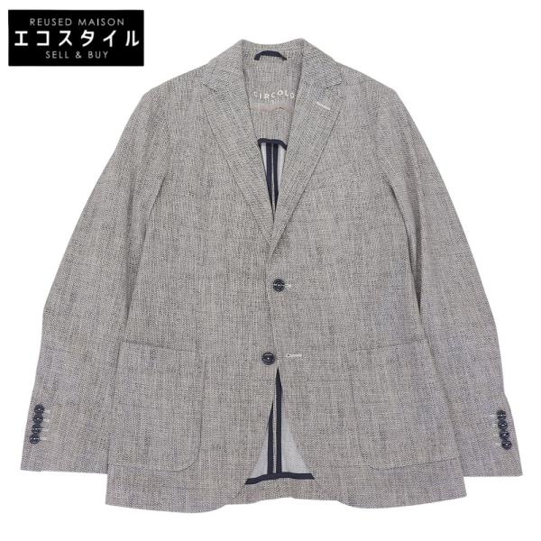 ■商品番号：2777100000174552■商品情報ブランド）チルコロ1901タイプ）美品 パターン柄 2B シングル ジャケット メンズ グレー系 50 CN3943カラー）グレー系サイズ）表記サイズ：50肩幅：42cm着丈：73cm身...