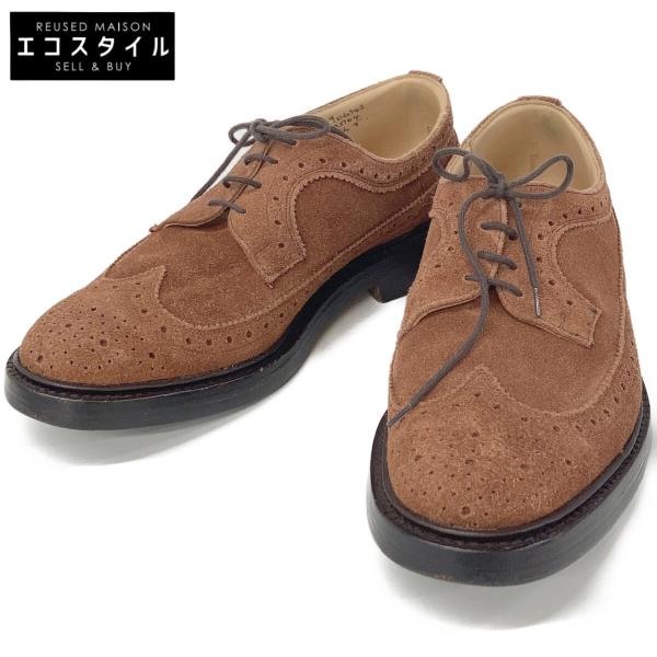 ■商品番号：2777100000180322■商品情報ブランド）トリッカーズタイプ）75164 ブラウン スエード メダリオンシューズカラー）ブラウン素材）レザーサイズ）表記サイズ：8アウトソール：31cmくつ幅：12cm (若干の誤差はご...