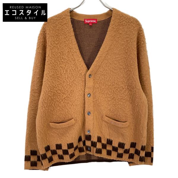 ■商品番号：2777100000180452■商品情報ブランド）シュプリームタイプ）21SS ブラウン brushed checkerboard cardiganカラー）ブラウン素材）アクリルサイズ）表記サイズ：M肩幅：48.5cm着丈：6...