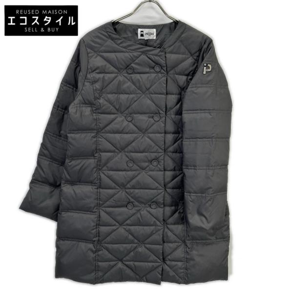 【商品情報】商品番号：2777100000182816ブランド）ピッコーネ / PICONEタイプ）P8131138 グレー系 ノーカラー ダウンコートカラー）グレーシーズン）春秋素材）ポリエステル【サイズ】表記サイズ：40肩幅：41cm着...