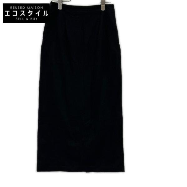 【商品情報】商品番号：2777100000183531ブランド）オーラリー / AURALEEタイプ）A25SS04VP COTTON SLUB RAYON PLAITING SKIRT ロングスカートカラー）ブラックシーズン）春秋素材）コ...
