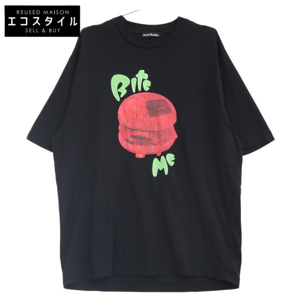 【商品情報】商品番号：2777100000184672ブランド）アクネ ストゥディオズ / ACNE STUDIOSタイプ）23ss ブラック ENRIK BURGER OVERSIZED FACE T-SHIRTカラー）ブラックシーズン）...