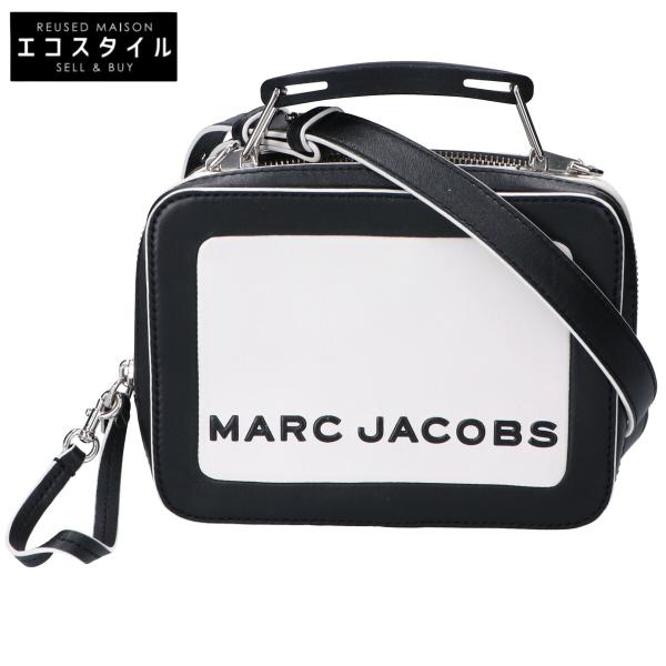 【商品情報】商品番号：2777100000186905ブランド）マーク ジェイコブス / MARC JACOBSタイプ）M0014506 ザ・ボックス 2WAYショルダーカラー）ブラックｘホワイト素材）レザー【サイズ】Ｗ19cm x Ｈ14...