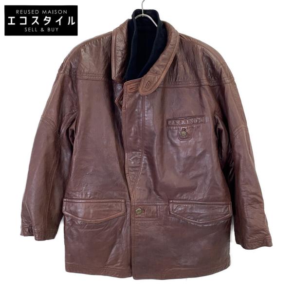 ■商品番号：2777700000004572■商品情報ブランド）ジモスタイプ）ブラウン ライナー付きレザーカーコートカラー）ブラウン素材）レザーサイズ）肩幅：64cm着丈：81cm身幅：62cm袖丈：54 (若干の誤差はご了承下さい。)−■...