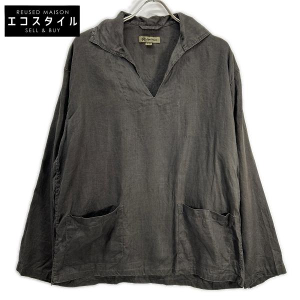 【商品情報】商品番号：2777700000005310ブランド）ナイジェルケーボン / NIGEL CABOURNタイプ）8046-00-10002 24SS PULLOVER SHIRTカラー）ダークグレーシーズン）春秋素材）ヘンプ参考上...