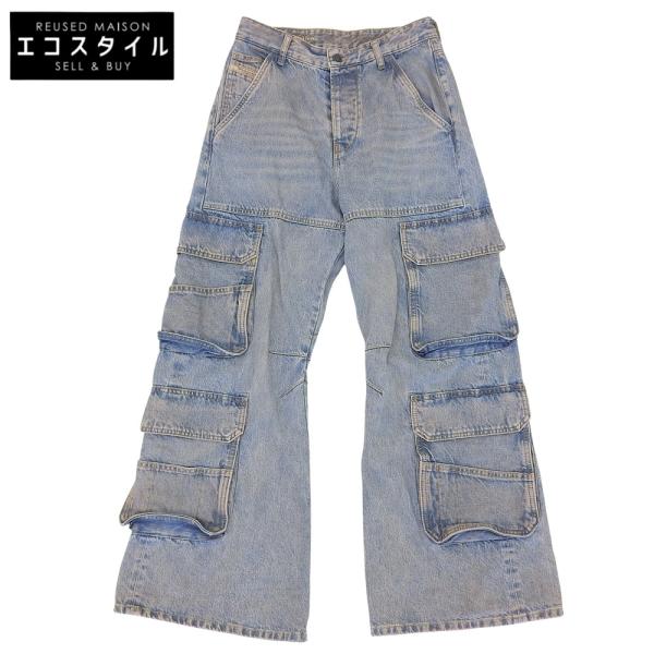 ■商品番号：2877100000047515■商品情報ブランド）ディーゼルタイプ）1996 D-Sire 0kiai ワイドジーンズ ボトムス メンズ ライトブルー W25カラー）ライトブルーサイズ）表記サイズ：W25ウエスト：74cm股上...