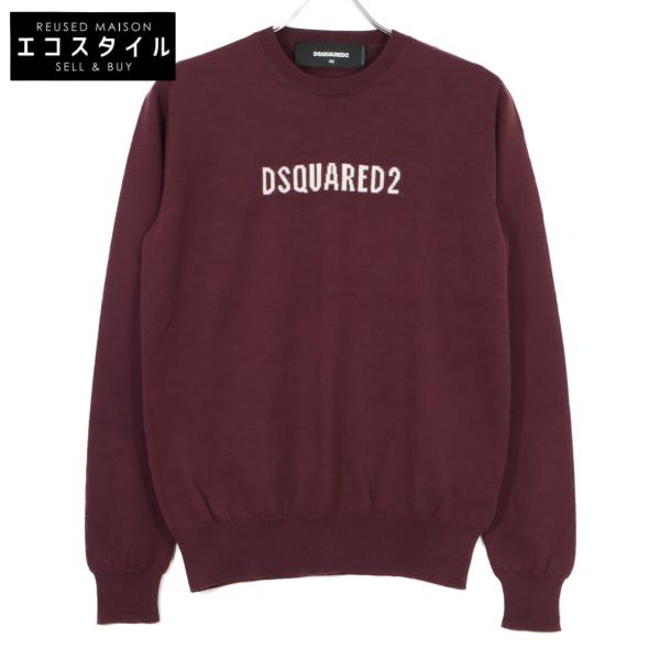 【商品情報】商品番号：2877100000050414ブランド）ディースクエアード / DSQUARED2タイプ）S71HA0916 バーガンディ ウール100 19年製 ニットカラー）バーガンディ素材）ウール【サイズ】表記サイズ：XS肩幅...