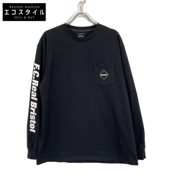 ■商品番号：2877100000050981■商品情報ブランド）エフシーリアルブリストルタイプ）FCRB-232084 ブラック 23年製 コットンポリ ロゴポケット L/S Tシャツカラー）ブラック素材）コットンサイズ）表記サイズ：XL肩...