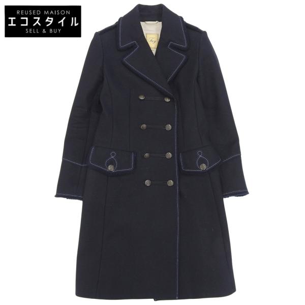【商品情報】商品番号：2877100000051453ブランド）フェイ / Fayタイプ）美品 ダブル ロングコート レディース ネイビー S IT01113570442カラー）ネイビーシーズン）冬【サイズ】表記サイズ：S肩幅：40cm着丈...