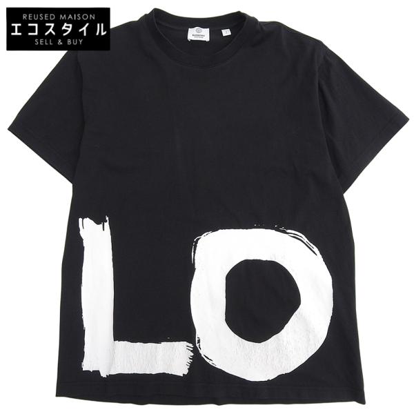 ■商品番号：2877100000051487■商品情報ブランド）バーバリータイプ）CARRICK LOVE PRINT プリント 半袖 Tシャツ トップス メンズ ブラック S 8037302カラー）ブラックサイズ）表記サイズ：S肩幅：48...