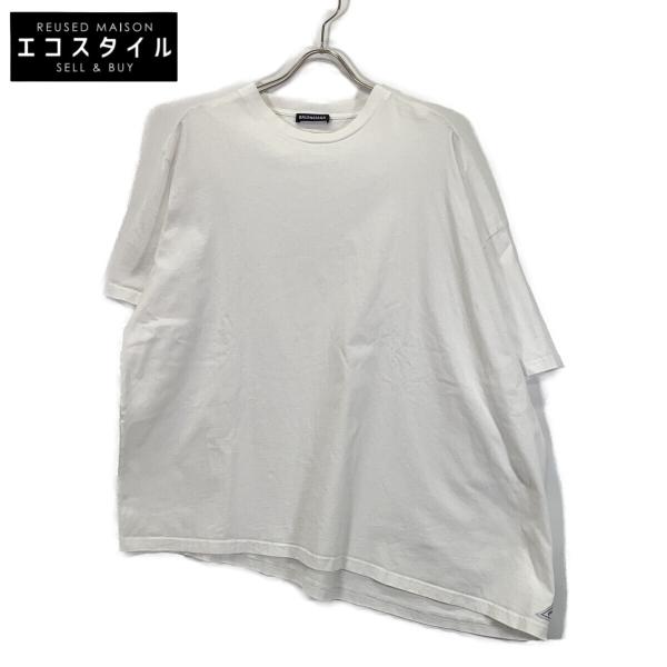 ■商品番号：2877100000052033■商品情報ブランド）バレンシアガタイプ）19年 583917 ホワイト Shifted T-shirtカラー）ホワイトサイズ）表記サイズ：S肩幅：58.5cm着丈：67cm身幅：71cm袖丈：22...