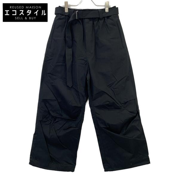 【商品情報】商品番号：2877100000052716ブランド）メゾンスペシャル / MAISON SPECIALタイプ）11242461218 ブラック SuvinCotton PrimeWide Snow Pantsカラー）ブラックシー...