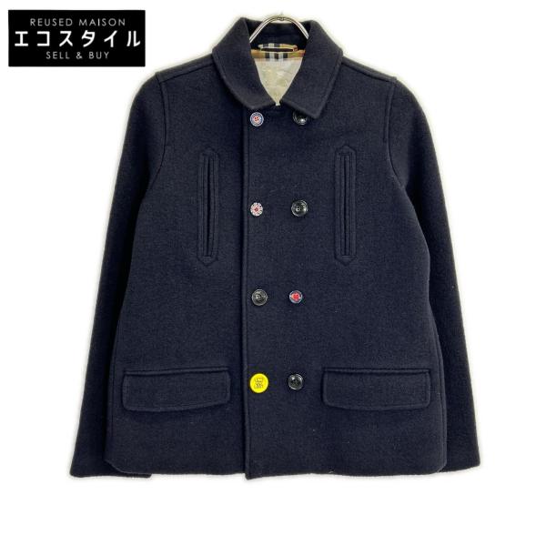 【商品情報】商品番号：2877100000053165ブランド）バーバリー / BURBERRYタイプ）【CHILDREN】8000959 ネイビー Painted button wool Pcoatカラー）ネイビーシーズン）春秋素材）ウー...