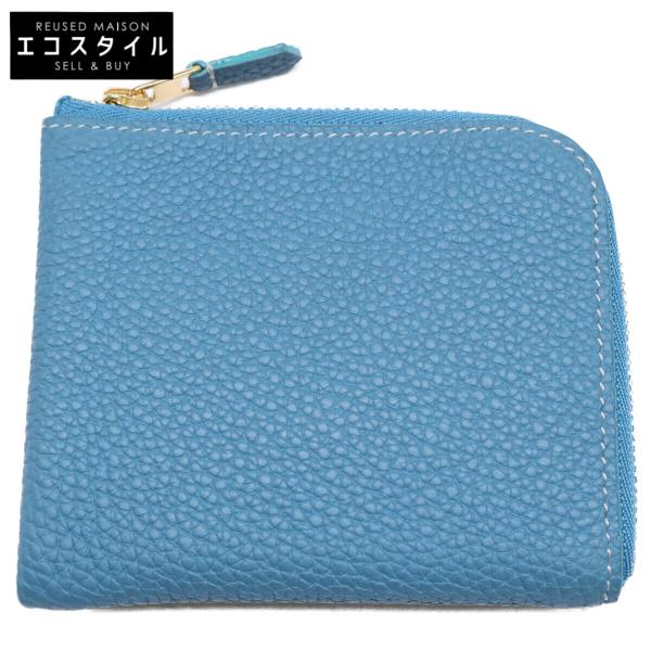 【商品情報】商品番号：2877100000053226ブランド）大峽製鞄 / OHBAタイプ）【美品】0051-3-GMS Lジップ札入れ ジャーマンシュリンク マルチケースカラー）スカイシーズン）オールシーズン素材）レザー【サイズ】Ｗ11...