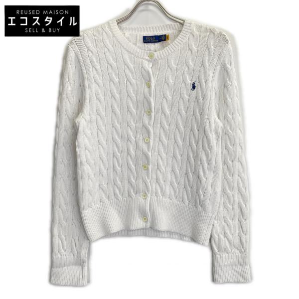 【商品情報】商品番号：2877100000054129ブランド）ポロ ラルフローレン / POLO RALPH LAURENタイプ）RLMWB-GLC23 ホワイト コットン ケーブルニット カーディガンカラー）ホワイトシーズン）春秋素材）...