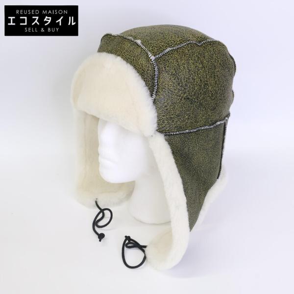 ■商品番号：2880000000006568■商品情報ブランド）アワーレガシータイプ）1279-343-1369 SHEARLING HAT シープスキン シアリング パイロットキャップカラー）CITRON RIPS素材）羊革サイズ）表記サ...