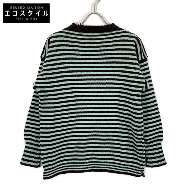 【商品情報】商品番号：2880000000006945ブランド）ル トリコチュール / Le Tricoteurタイプ）GARDEN MINT×CHESTNUT ウール100 TRADITIONAL GUERNSEY SWEATERカラー）...