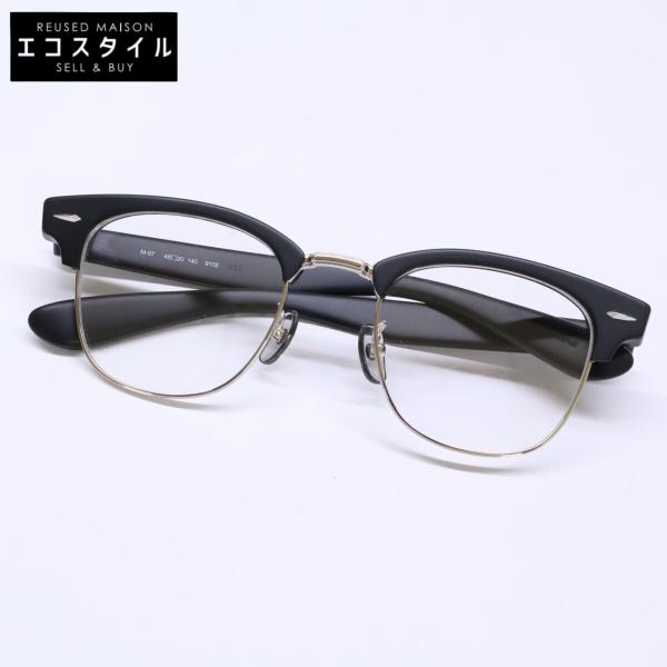 ■商品番号：2887700000056880■商品情報ブランド）フォーナインズタイプ）【新品同様】M-97 9102 サーモント ウェリントンシェイプ メガネフレームカラー）ブラックマット/シルバーサイズ）Ｗ12.9cmレンズ：4.1cm ...