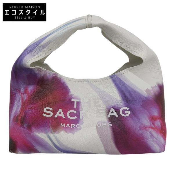 【商品情報】商品番号：2887700000057157ブランド）マーク ジェイコブス / MARC JACOBSタイプ）美品 ザ サックバッグ ミニ レザー ハンドバッグ  ポーチ付き レディース ホワイト マルチカラーカラー）ホワイト/マ...