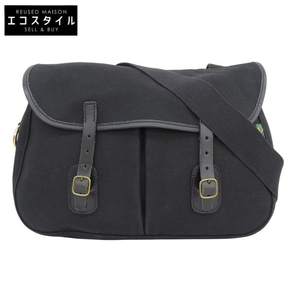 【商品情報】商品番号：2887700000057331ブランド）ブレディ / Bradyタイプ）DART FISHING BAG ショルダーバッグ メンズ キャンバス×レザー ブラックカラー）ブラック素材）キャンバス【サイズ】Ｗ40cm x...