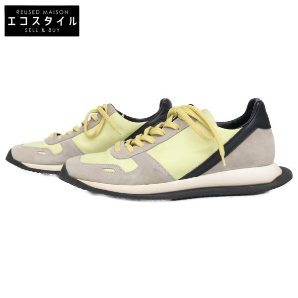 【商品情報】商品番号：2887700000059184ブランド）リックオウエンス / Rick Owensタイプ）F1811 NEW RUNNER LACE UPS ローカットスニーカーカラー）イエロー/グレーシーズン）オールシーズン素材）...