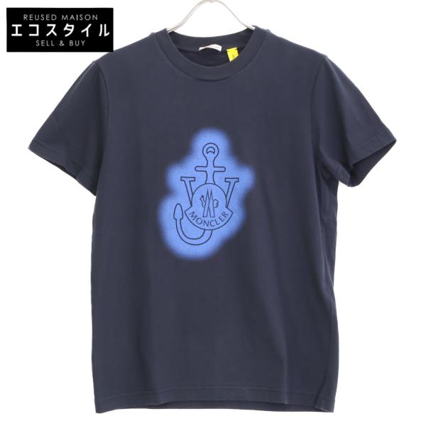 ■商品番号：2888800000018641■商品情報ブランド）モンクレールタイプ）GENIUS ×JW ANDERSON JWアンダーソン 21年 ネイビー×ブルー Tシャツカラー）ネイビー素材）コットンサイズ）表記サイズ：XS肩幅：41...
