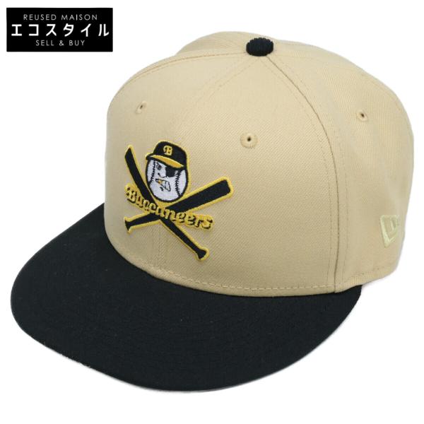 ■商品番号：2888800000020574■商品情報ブランド）ニューエラタイプ）【新品同様】ｘSalem Buccaneers キャップ/カラー）ベージュｘブラックサイズ）表記サイズ：7 1/4頭周り：57.7cm (若干の誤差はご了承下...