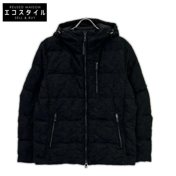 【商品情報】商品番号：2888800000023773ブランド）エポカウォモ / EPOCA UOMOタイプ）ブラック カモフラ フェザー混 ダウンジャケットカラー）ブラックシーズン）冬素材）ポリエステル【サイズ】表記サイズ：48肩幅：45...