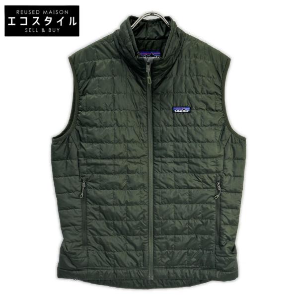 【商品情報】商品番号：2888800000024311ブランド）パタゴニア / patagoniaタイプ）84242FA21 カーキ ナノパフベストカラー）カーキシーズン）春秋素材）ポリエステル【サイズ】表記サイズ：M肩幅：45cm着丈：6...