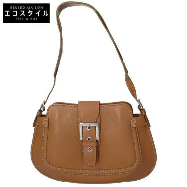 TOD'S トッズ レザー ショルダーバッグ ベージュ レディース TOD'S トッズ レザー ショルダーバッグ ベージュ レディース