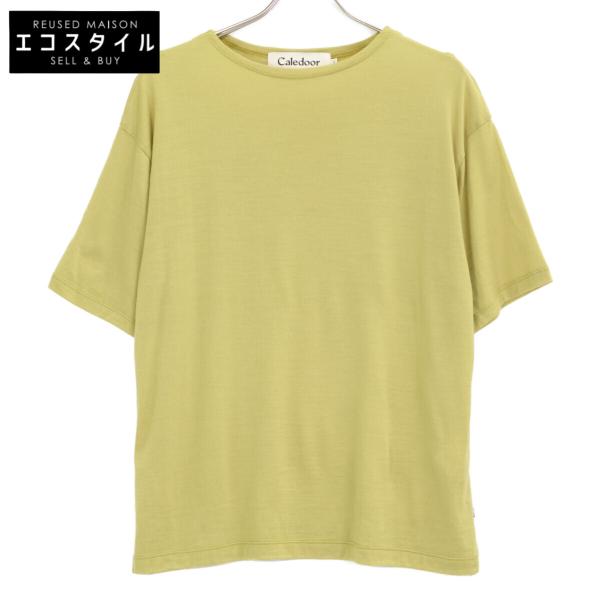■商品番号：2889900000110076■商品情報ブランド）カレドアータイプ）ライトグリーン Merino Wool T-Shirtカラー）ライトグリーン素材）ウールサイズ）表記サイズ：S肩幅：50cm着丈：65.5cm身幅：48.5c...