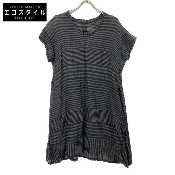 ■商品番号：2889900000113969■商品情報ブランド）ハートタイプ）HA63FT582 グレー×ブラック ボーダーシアーワンピースカラー）ブラック グレー ストライプ素材）コットンサイズ）表記サイズ：2肩幅：54.5cm着丈：94...